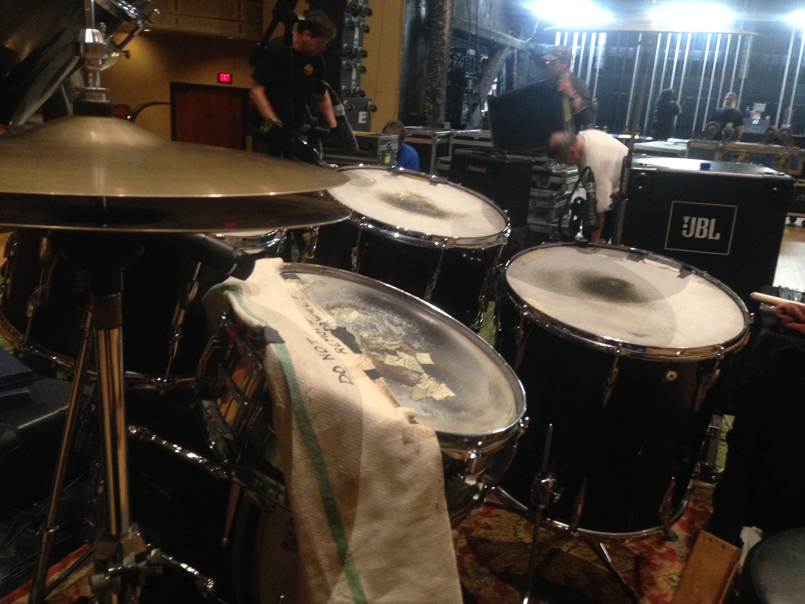 Barry Keane’s Onstage Drumset for Gordon Lightfoot | Scott K Fish